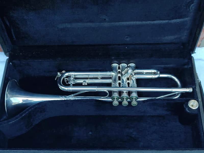 1967 Holton T401 Galaxy Pro Trumpet in Nickel/Silverplate? | Reverb