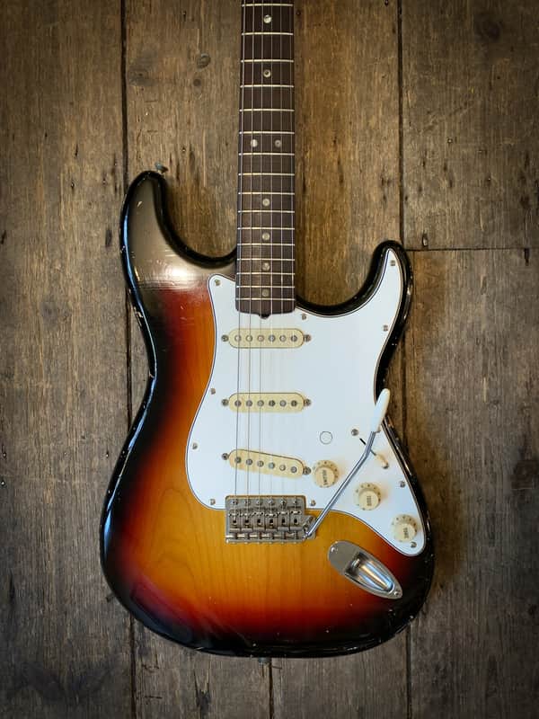 1966 / 2014 Fender Parts - caster in Sunburst finish | Reverb