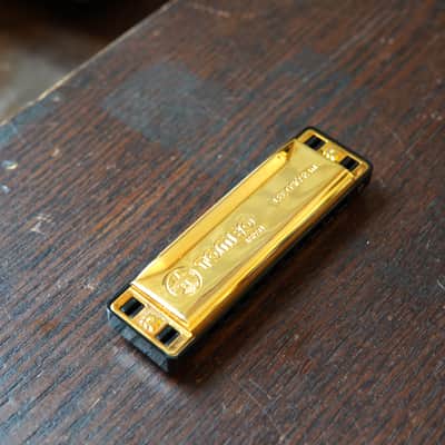 Lee Oskar Japan 25th Anniversary G Major Diatonic Gold | Reverb