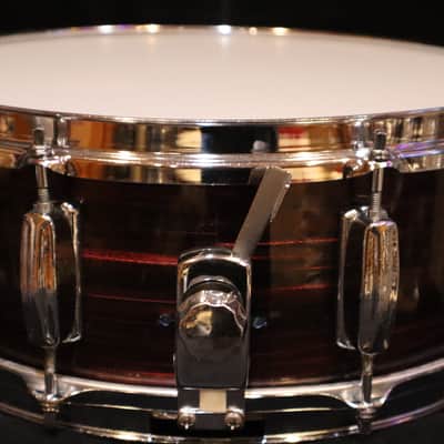 "Zim-Gar" MIJ Wine Red Pearl 8-Lug Snare | Reverb