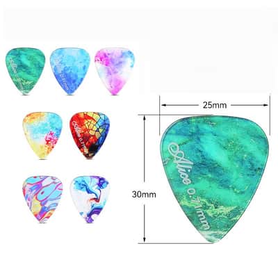 6-Pack Alice Dream Anti-Slip Guitar Picks 0.71mm High | Reverb