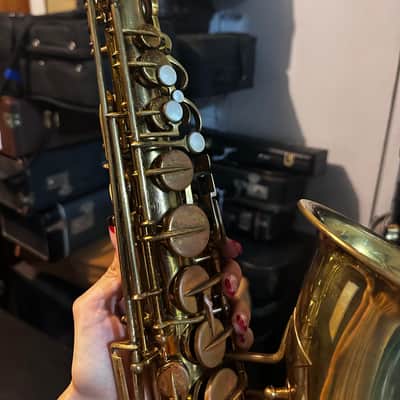 Indiana Band Inst CO. Elkhart IND Alto Saxophone Low Pitch A | Reverb