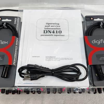 Klark-Teknik DN 410 dual parametric equalizer. 2 Channels of | Reverb