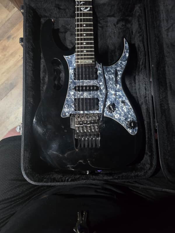 Ibanez JEM555-BK Steve Vai Signature 1994 - 2009 - Black with | Reverb