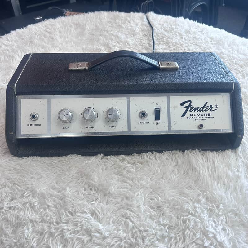 Fender FR-1000 Solid State Reverb Unit 1968 - 1973 - Black / | Reverb