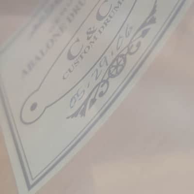 C&C Genuine Abalone 14X6.5 snare drum | Reverb