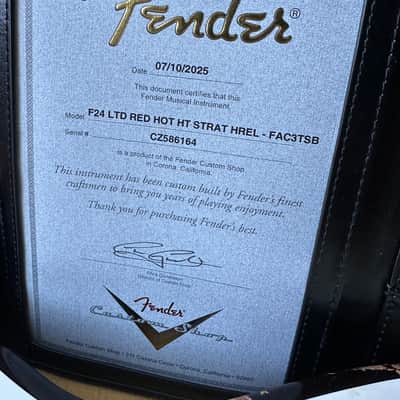 2025 Fender Custom Shop Stratocaster F24 Hardtail Heavy Relic | Reverb