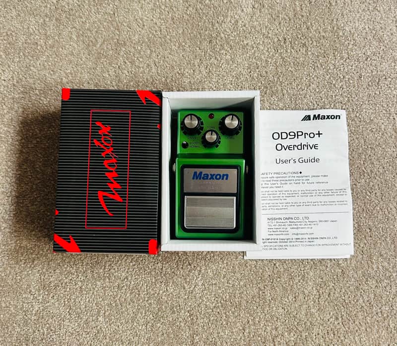 Maxon OD-9 Pro Plus Overdrive – Made in Japan MIJ – Tube | Reverb
