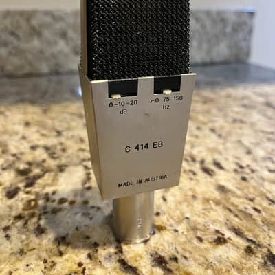 AKG C414 EB with Nylon CK12 Capsule 1976 - Silver | Reverb