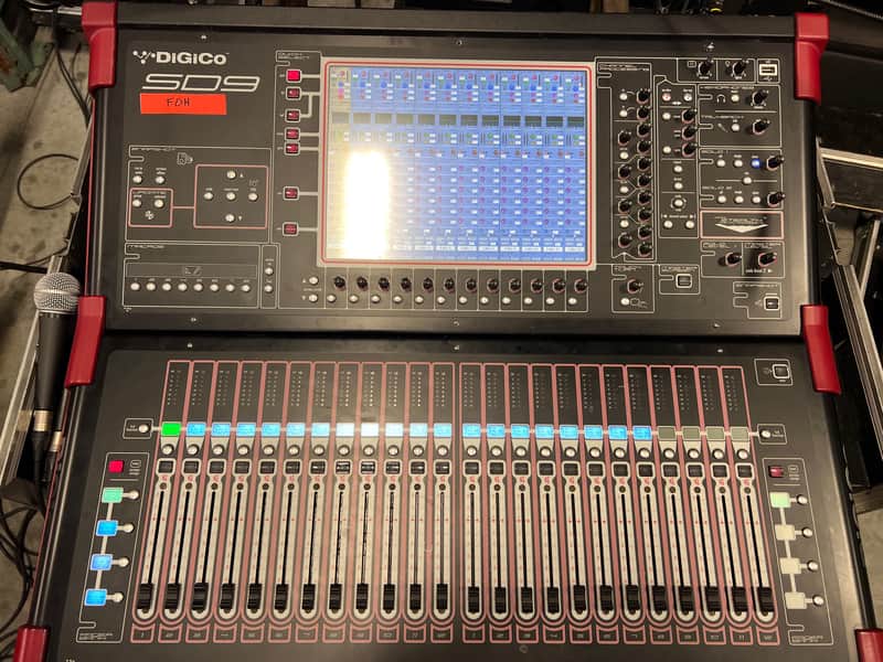DiGiCo SD9 Digital Mixing Console w/ Case, MultiMode Optocore | Reverb
