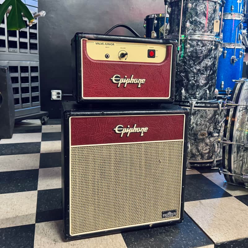 Epiphone Valve Jr “Piggy Back” Tube Head and Cab | Reverb