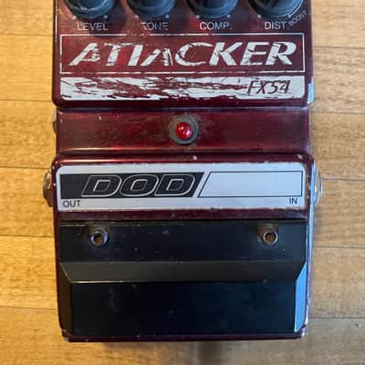 DOD FX54 Attacker Compressor / Distortion 1991 - 1994 - Red | Reverb