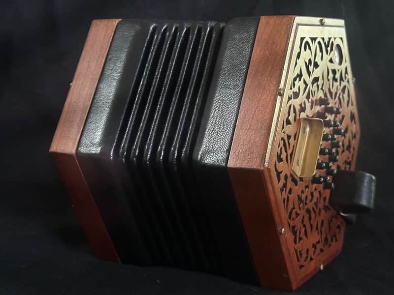 Morse Geordie Baritone English Concertina- Excellent | Reverb