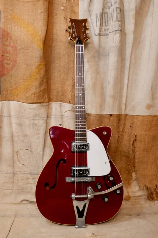 Martin GT-75 Thinline Electric 1966 - Red | Reverb