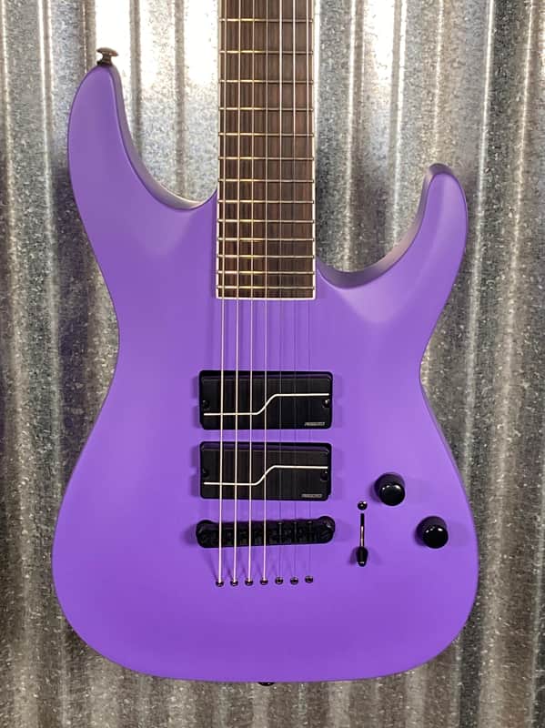 ESP LTD SC-607 Stephen Carpenter Purple Satin Baritone Guitar | Reverb