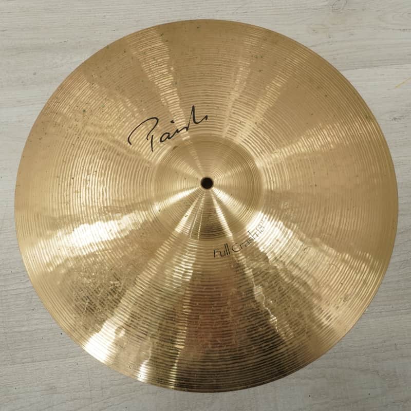 Used Paiste Signature Full Crash Cymbal 18 - Inch | Reverb