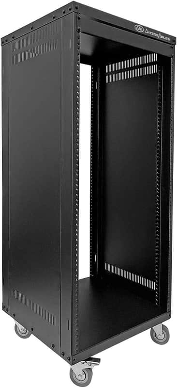 22U 19-Inch AV Rolling Equipment Rack Cabinet with Locking | Reverb