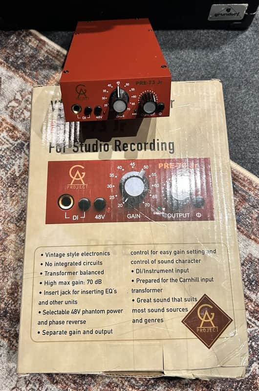 Golden Age Project PRE-73 Jr. Preamp - Red FREE SHIPPING | Reverb