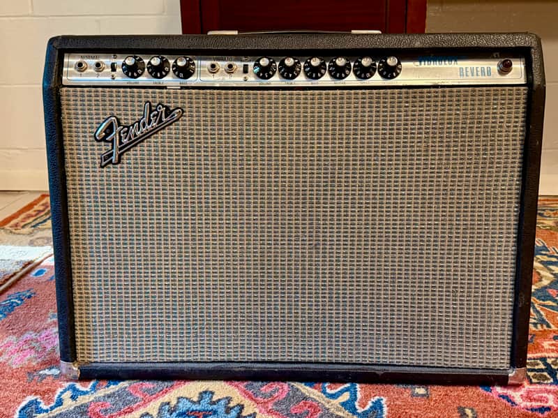 Fender Vibrolux Reverb 1971 - Silverface 2-Channel 35-Watt | Reverb