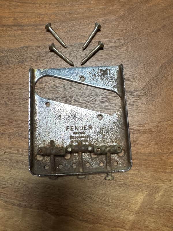 Fender Vintage Telecaster Bridge Early 1960’s | Reverb