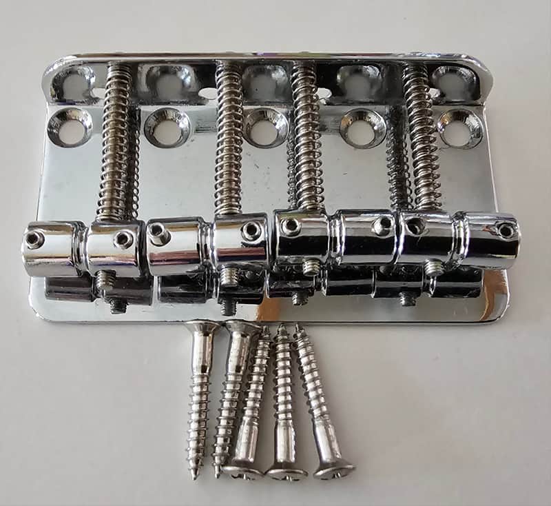 Squier Bass Bridge - Chrome #2 | Reverb