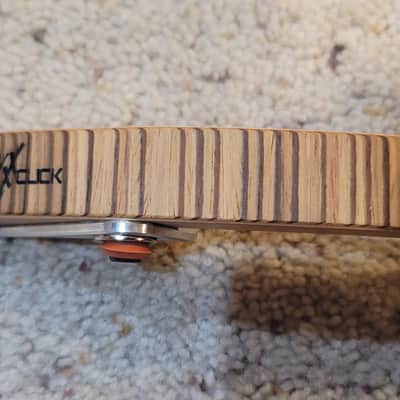 🥁 Gruv X-Click Zebrawood Veneer Percussion Block – Bright, | Reverb