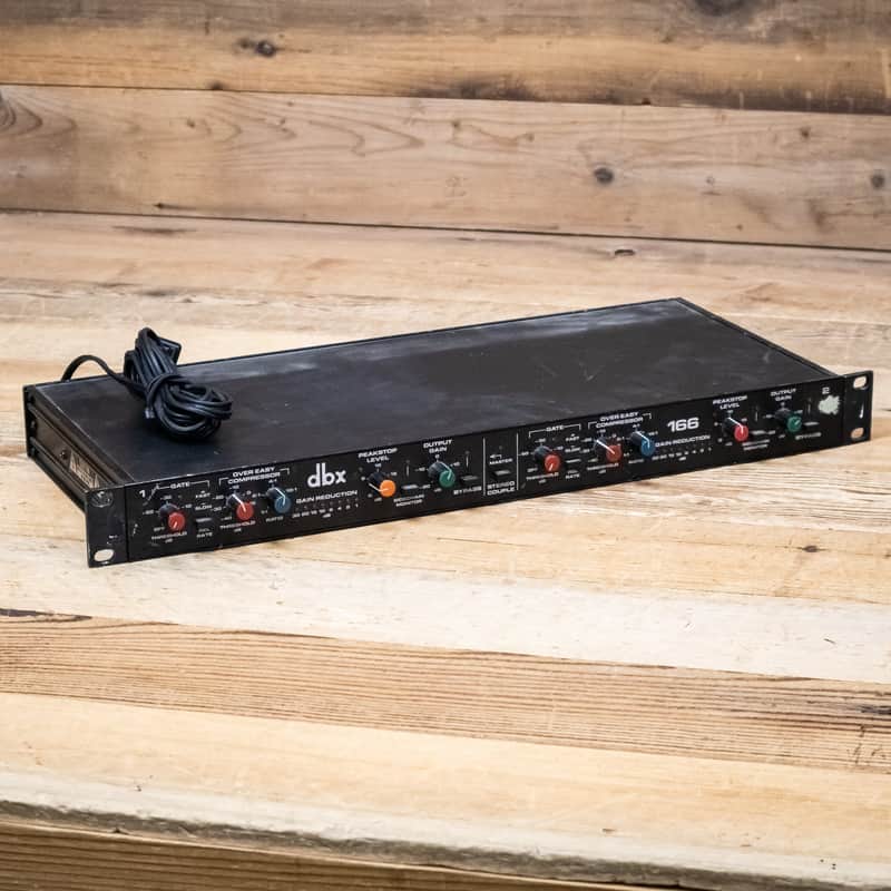 DBX 166 Vintage 2-Channel Stereo Compressor/Limiter Audio | Reverb