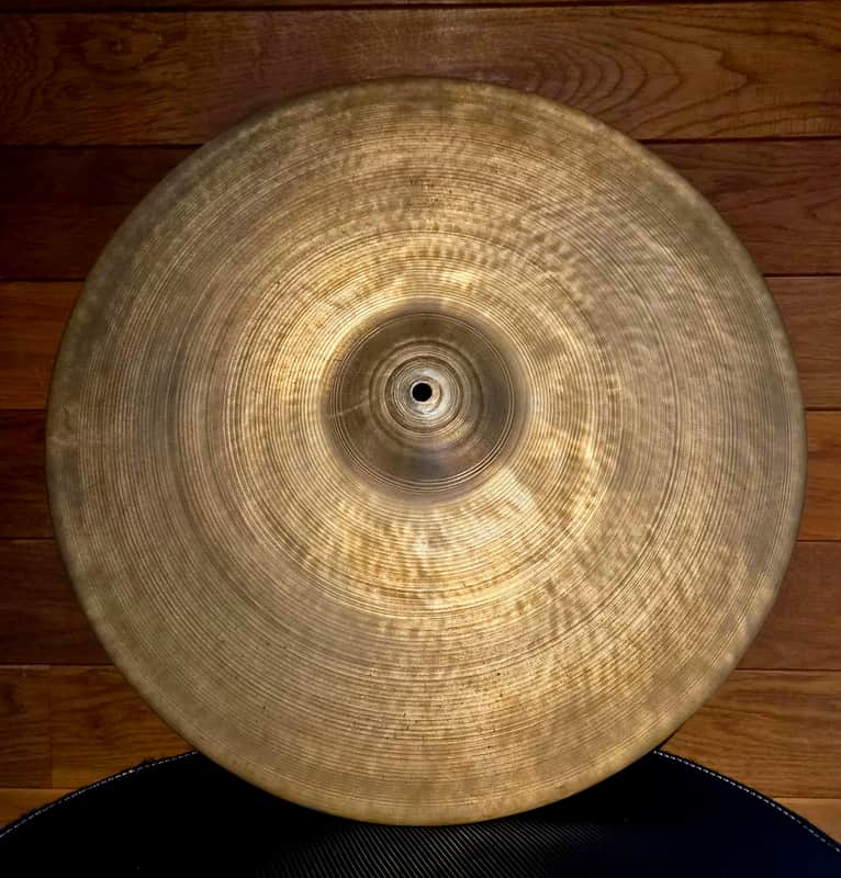 Zildjian 20" A. Zildjian Transition Stamp Ride Cymbal 1946 - | Reverb