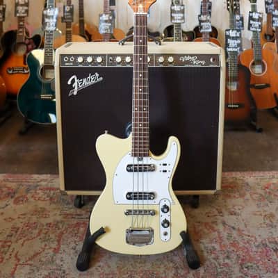 Jedson Tele-Style Short Scale Bass 1960s - Off White | Reverb
