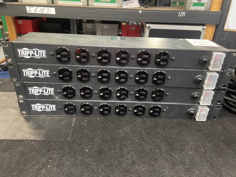 (Lot of 4) Tripp Lite RS-1215 1U 12 Outlet Port 15ft | Reverb