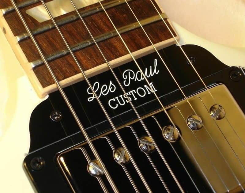 Gibson SG Guitar Tenon Cover Plate - Les Paul Custom - 2 ply | Reverb