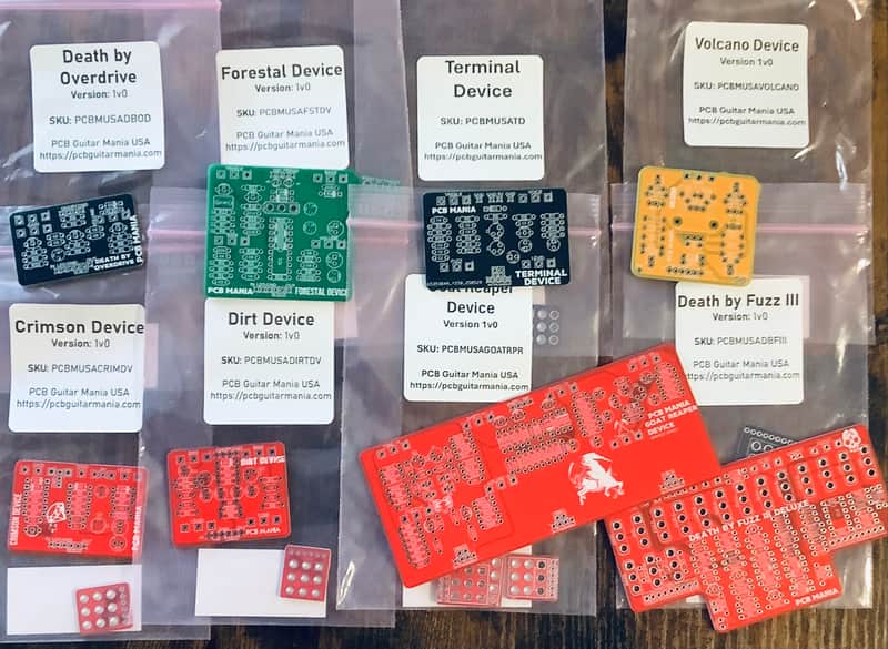 PCB Guitar Mania Fuzz & Overdrive PCB LOT 2025 | Reverb