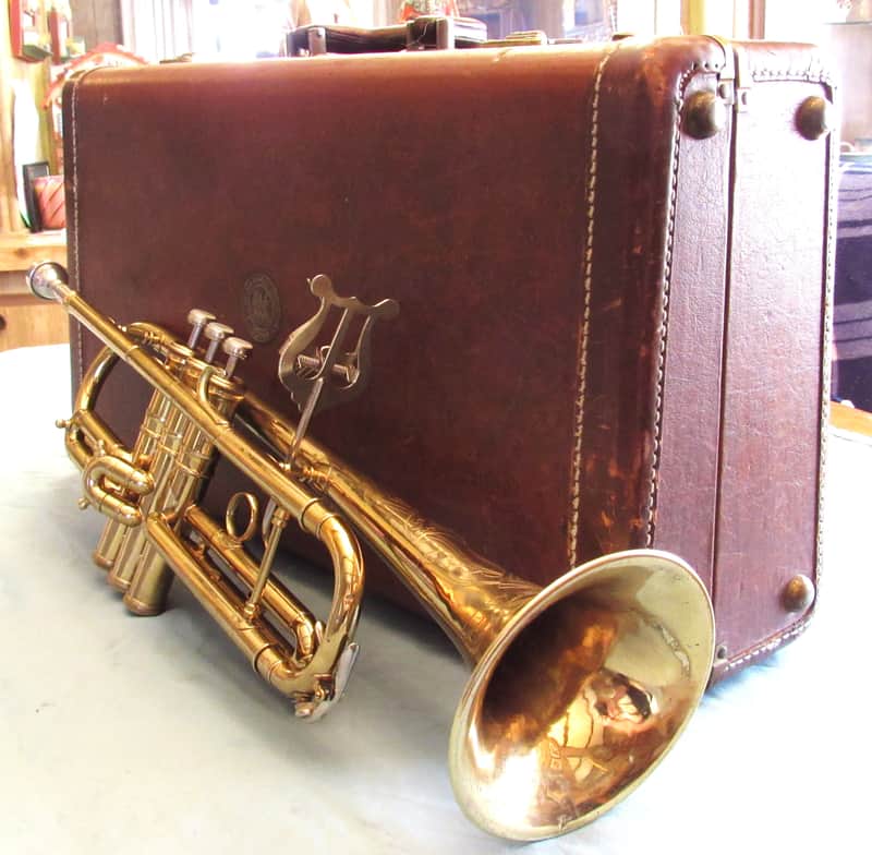 1949 Conn New York Symphony 22B Professional Trumpet, plays | Reverb