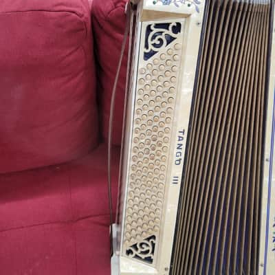 Hohner Tango III Accordion 1940s - White Pearl | Reverb