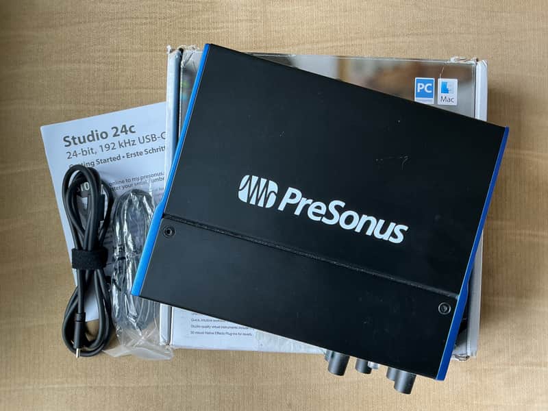PreSonus Studio 24C 2x2 USB-C Audio / MIDI Interface 2019 - | Reverb