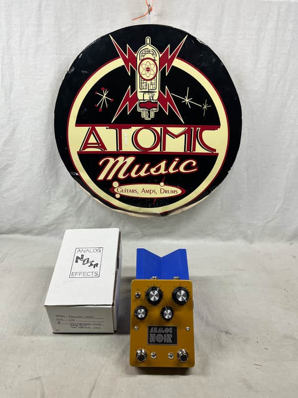 Analog Noir Moon Lion Fuzz Treble Boost Pedal with Box | Reverb