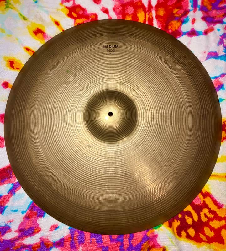 Zildjian 24” 80s Medium Ride (4400g) 🧿DEMO CLIP🧿 | Reverb