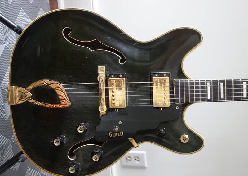 Guild Starfire VI 1969 - Emerald green | Reverb