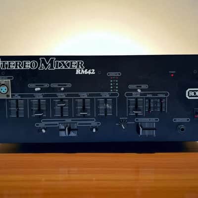 Rolls Stereo Mixer RM42 4 Channel Mixing DJ Studio Fade Audio | Reverb