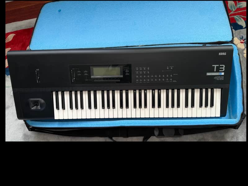 Korg T3 EX 61 key Music Workstation Synthesizer Piano Vintage | Reverb