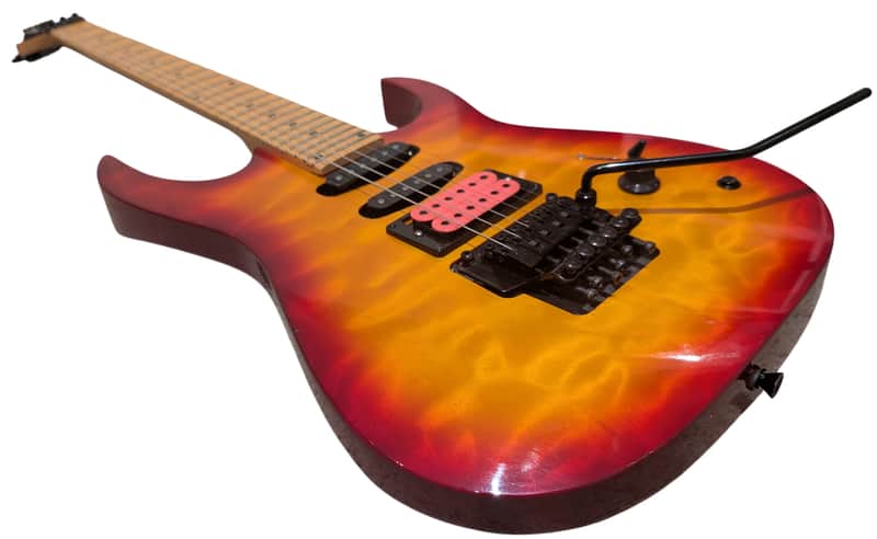 Unknown - Jackson Logo'd - Cherry Sunburst- Floyd Rose - Kill | Reverb