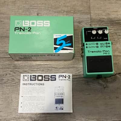Boss PN-2 Tremolo/Pan (Silver Label) 1990 - 1995 - Green | Reverb
