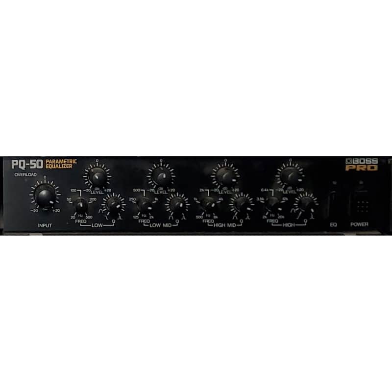 Boss Pro PQ-50 Parametric Equalizer EQ Half Rack with Power | Reverb