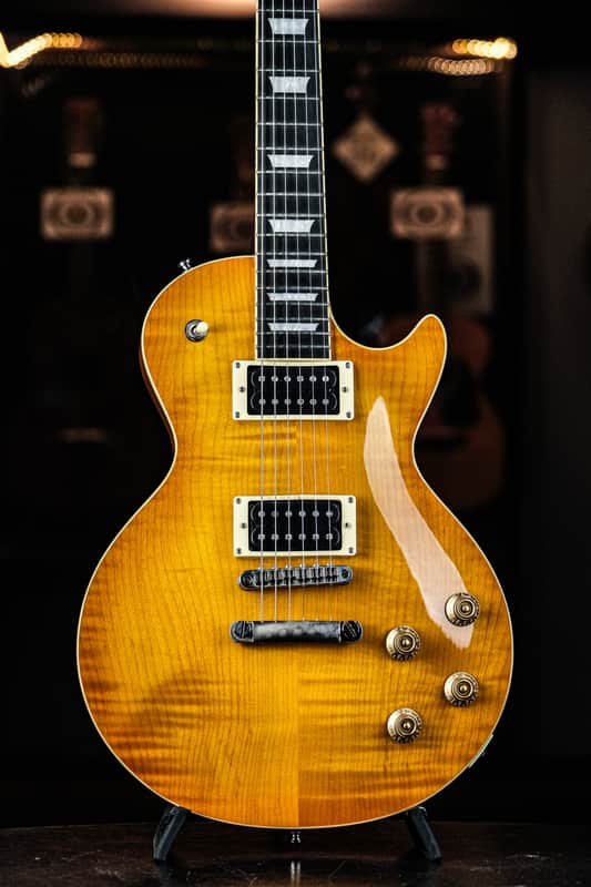 2018 Green LP Master Series amber | Reverb
