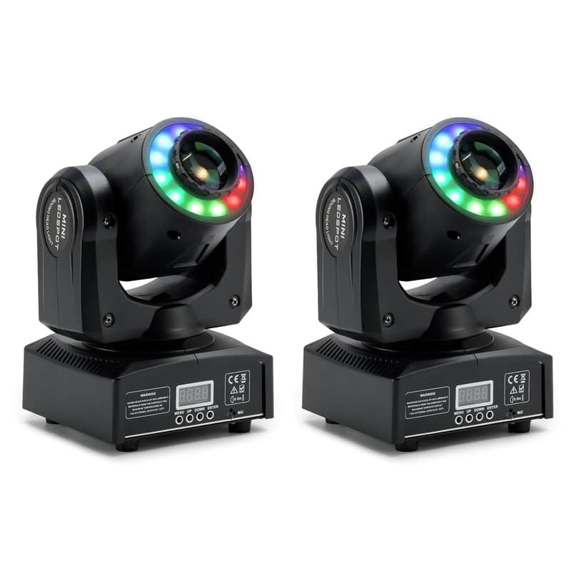 2Pcs 100W Moving Head Disco Lights With 8 Colors & 8 | Reverb