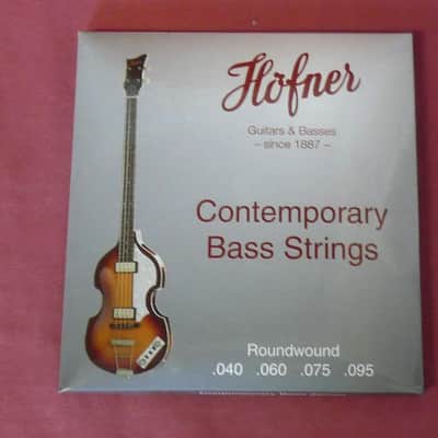 Hofner Contemporary Round Wound Short Scale Bass Strings for | Reverb