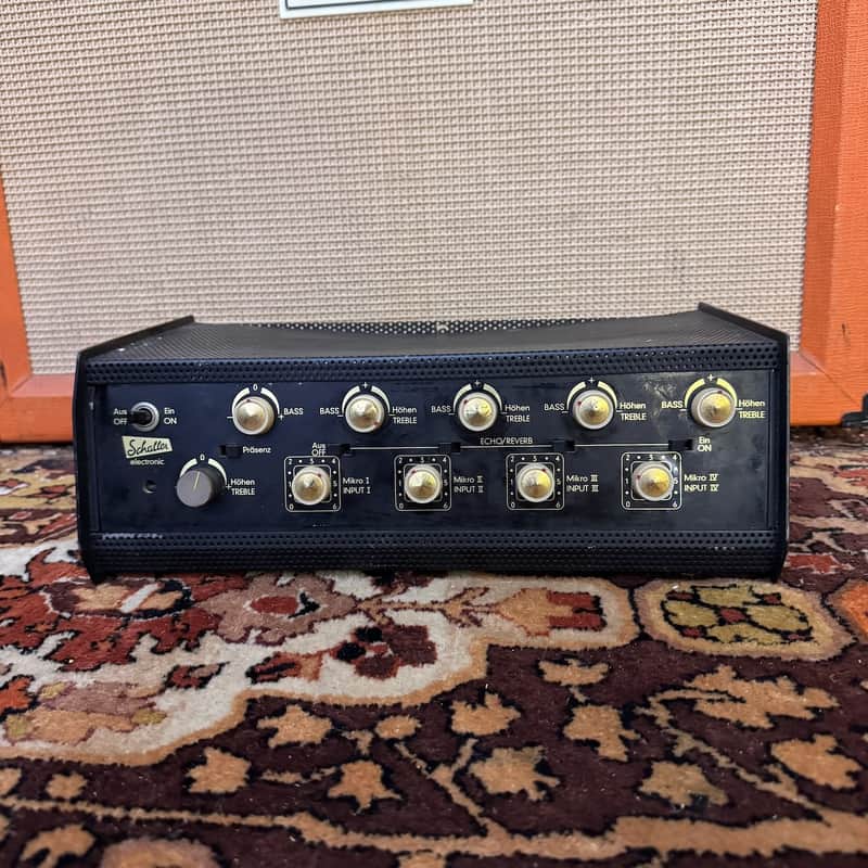 Vintage 1960s Schaller Germany Echo Sound V35 Reverb Unit | Reverb