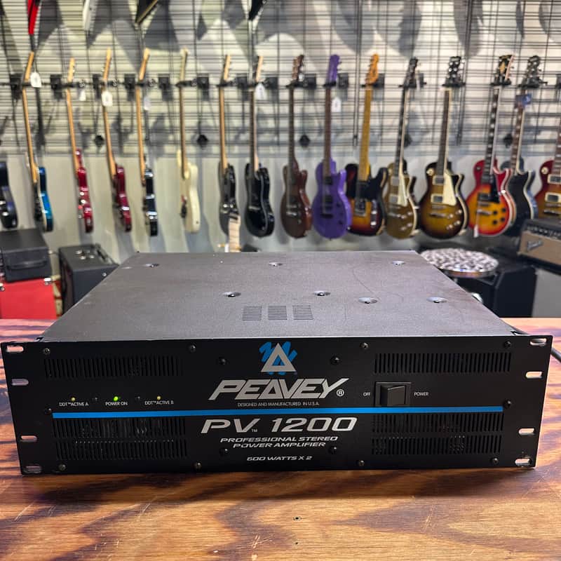 Peavey PV-1200 2-Channel Power Amplifier | Reverb