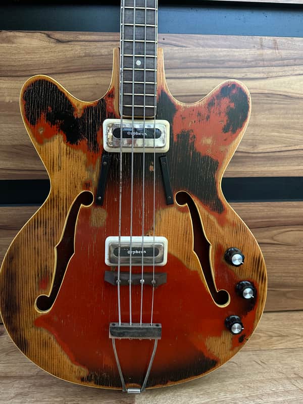 Orfeus Orpheus Hebros Bass Guitar Vintage 1970 | Reverb