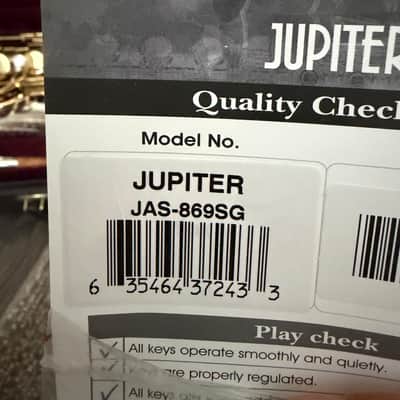 Jupiter Alto Saxophone JAS-869SG with Case | Reverb